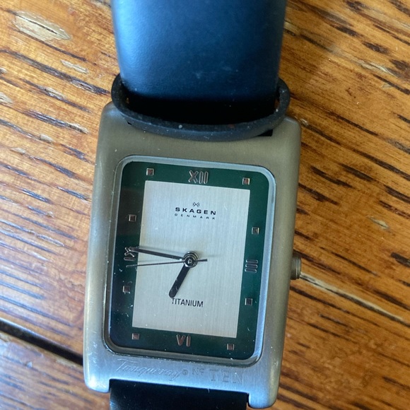 Accessories | Vintage 199s Skagen Denmark Titanium Tank Watch Retro ...